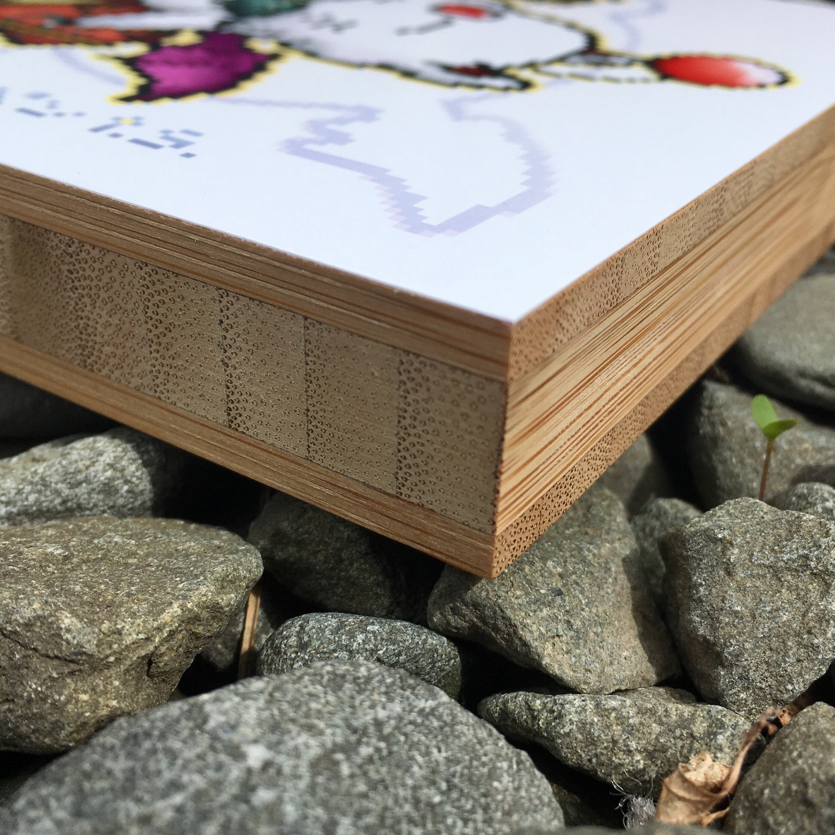 Pixel Moogle Mage モッグ bamboo Wallart Final Fantasy-themed - Etsy