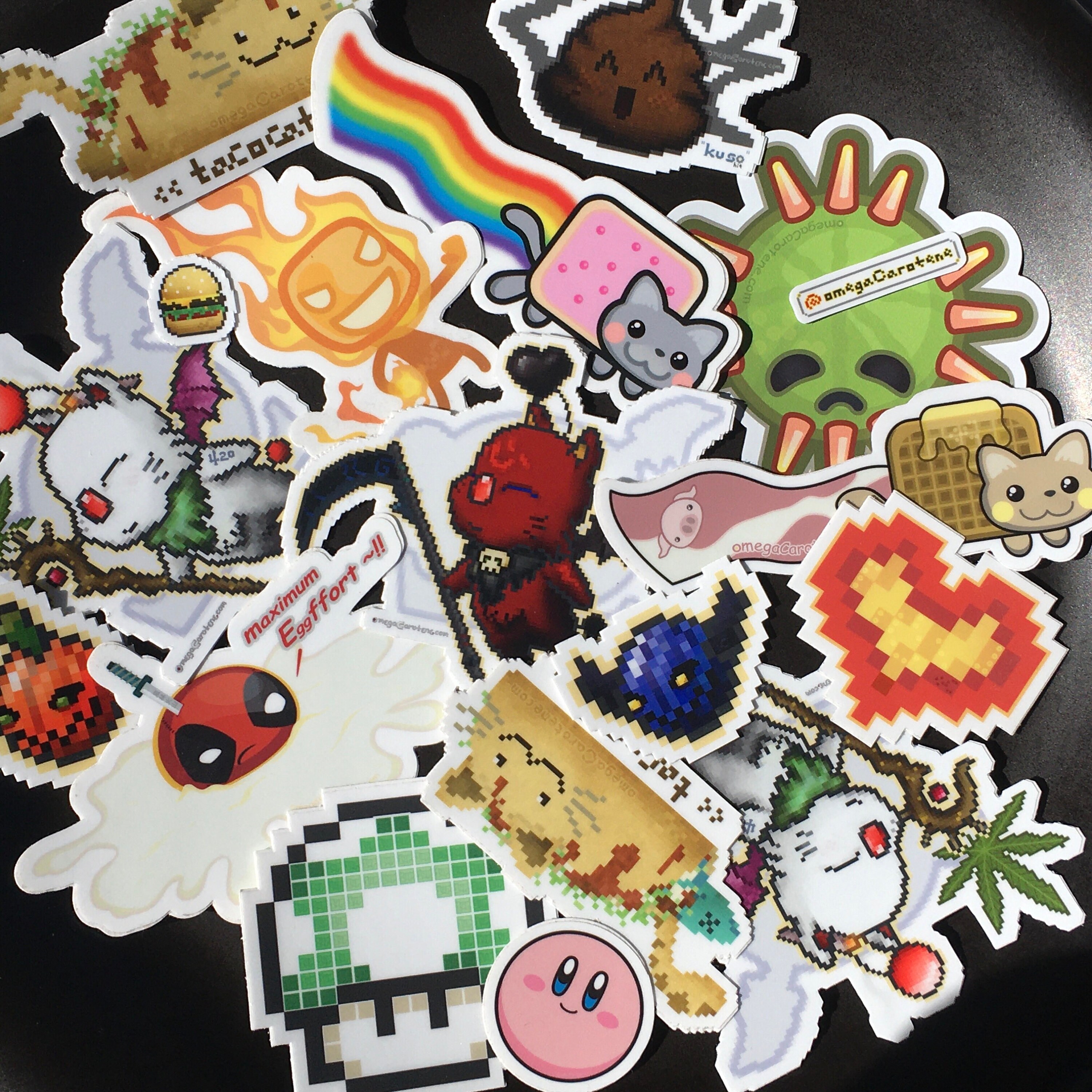 Pegatinas TacoCat pixel-Art snacKats no.03 o lindas calcomanías de ...