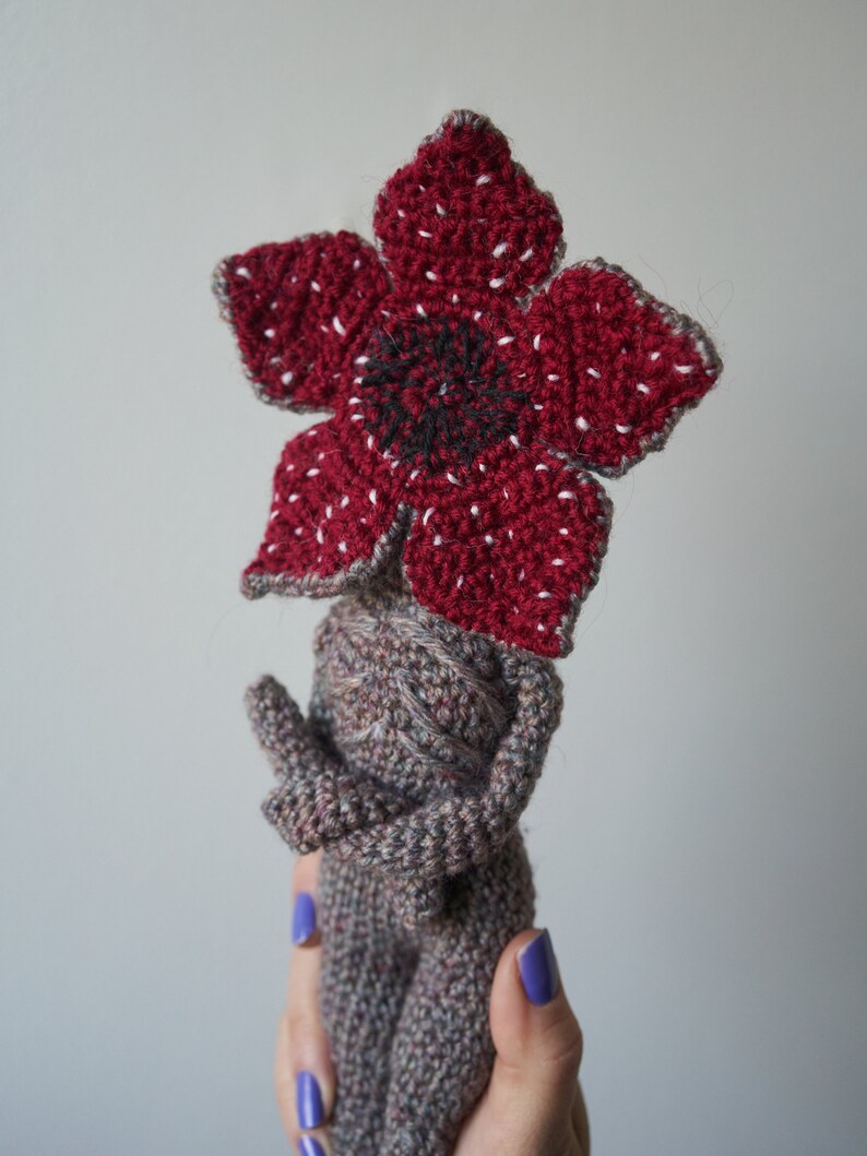 Crocheted Demogorgon, Amigurumi Demogorgon. Handmade Toy. Inspired by ...