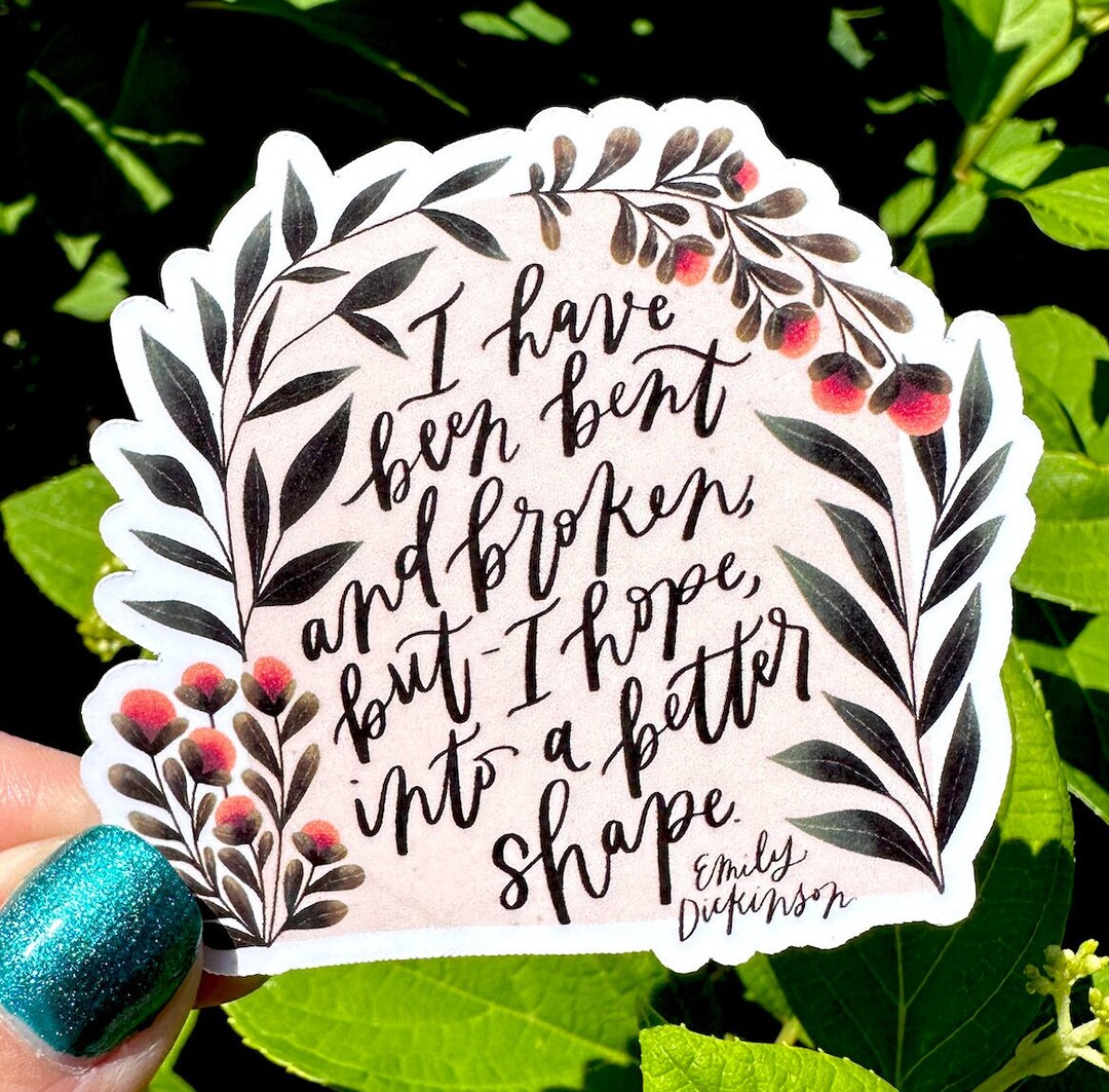 Emily Dickinson Sticker | Poetry Stickers | Poetry Quotes | Emily ...