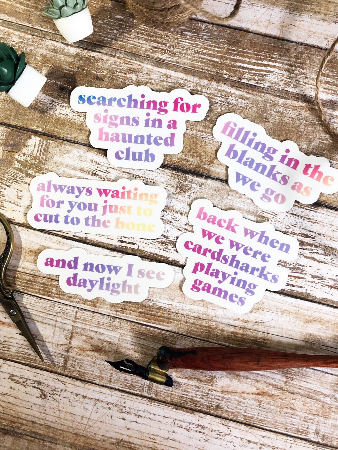 Lover Album Stickers | Taylor Swift Waterproof Sticker Pack Decals for ...