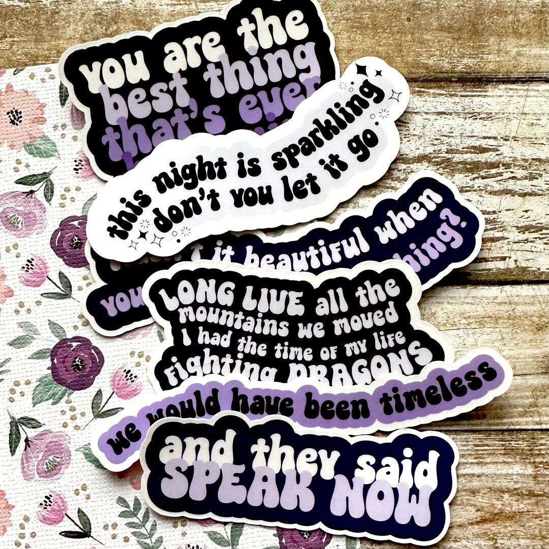 Speak Now taylor's Version Stickers Taylor - Etsy