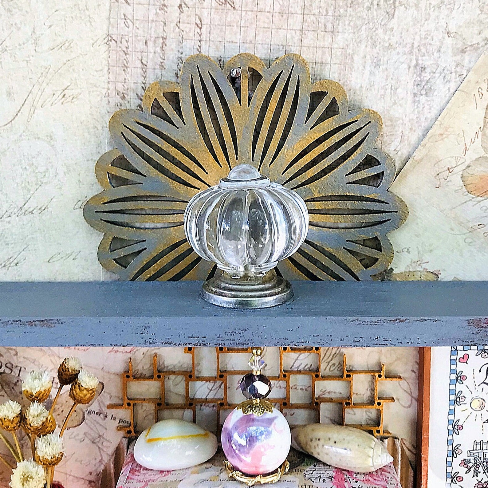 SHADOW BOX Art, Assemblage Art Box, Mixed Media Art, Art Home Décor ...