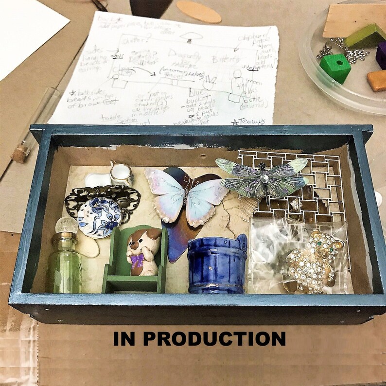 SHADOW BOX Art Assemblage Art Mixed Media Art Art Home - Etsy