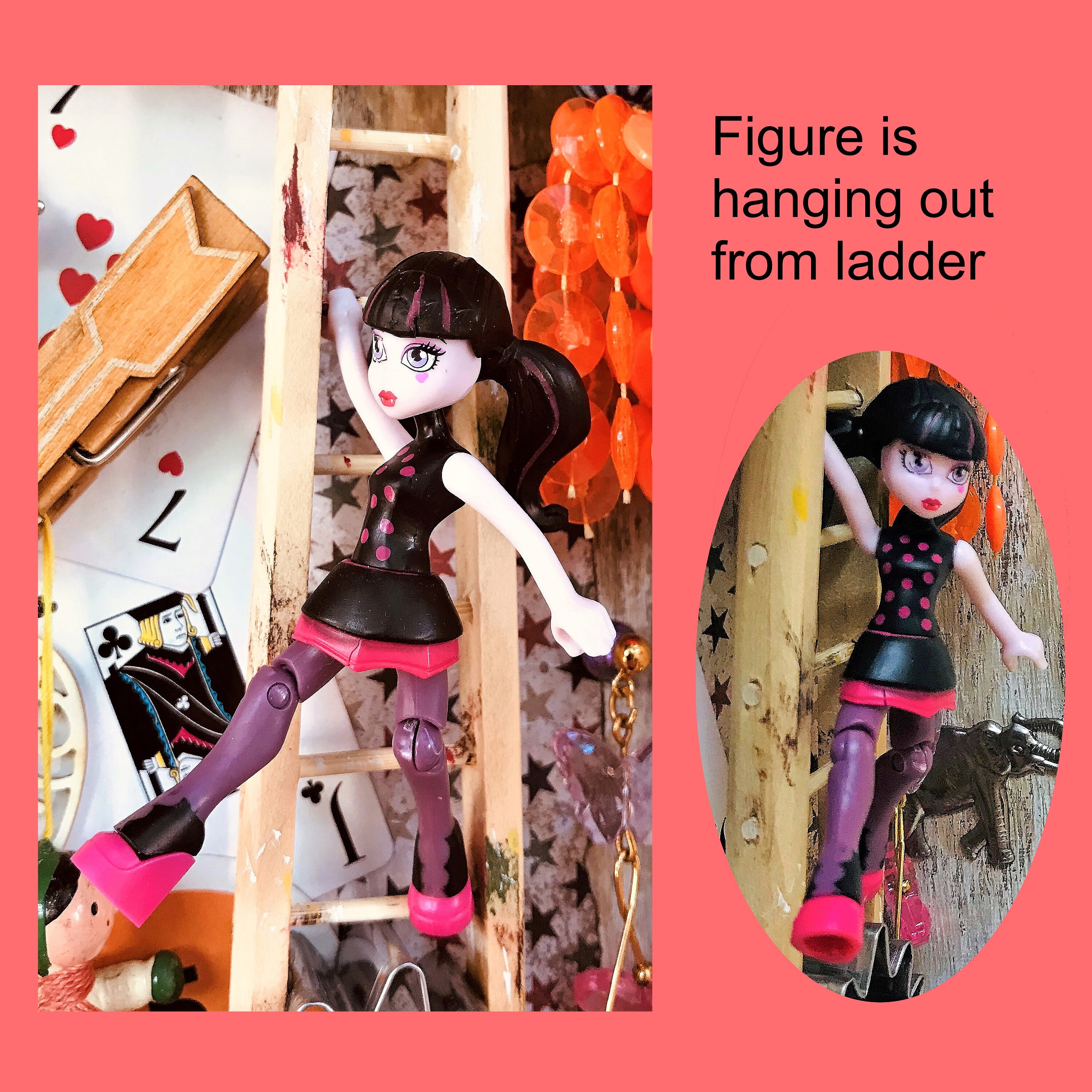 Shadow Box Assemblage Vintage Toy Box Cartoon Art Box - Etsy