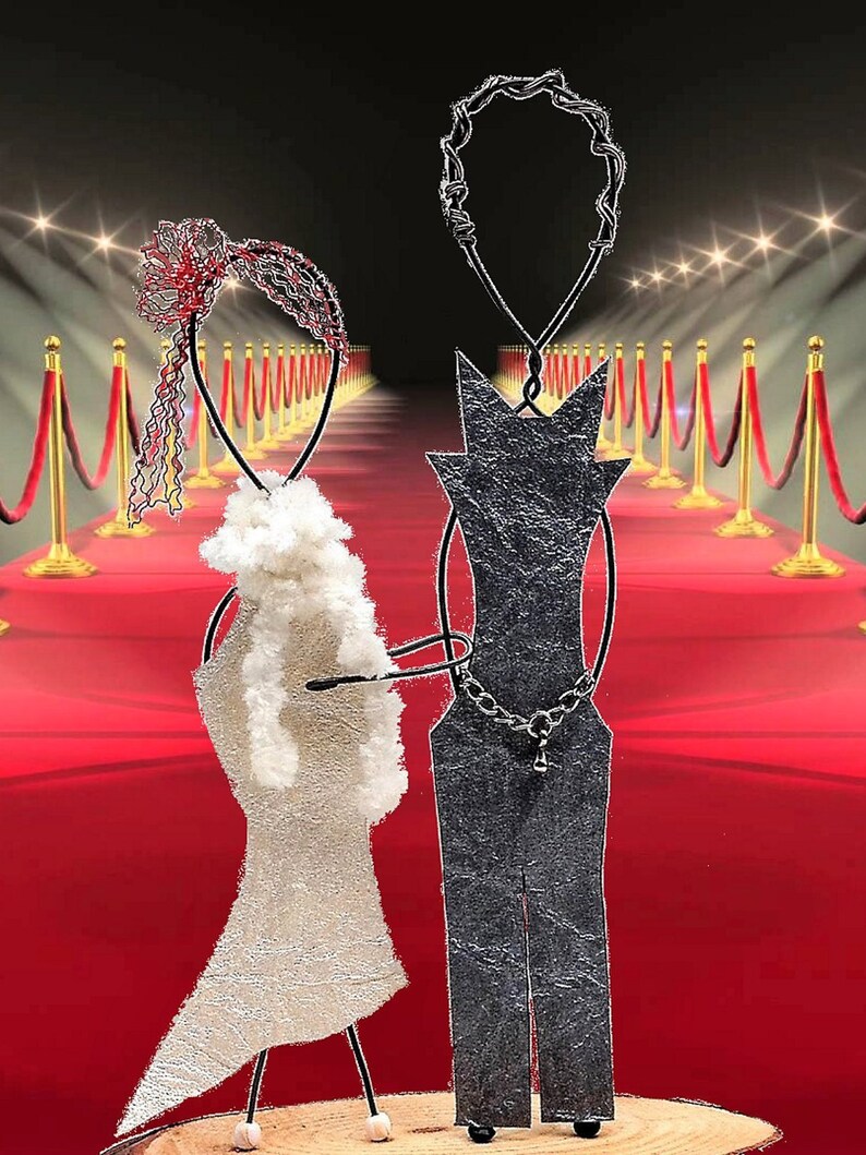 WIRE FIGURES Wire sculpture Fil de fer Wire people | Etsy