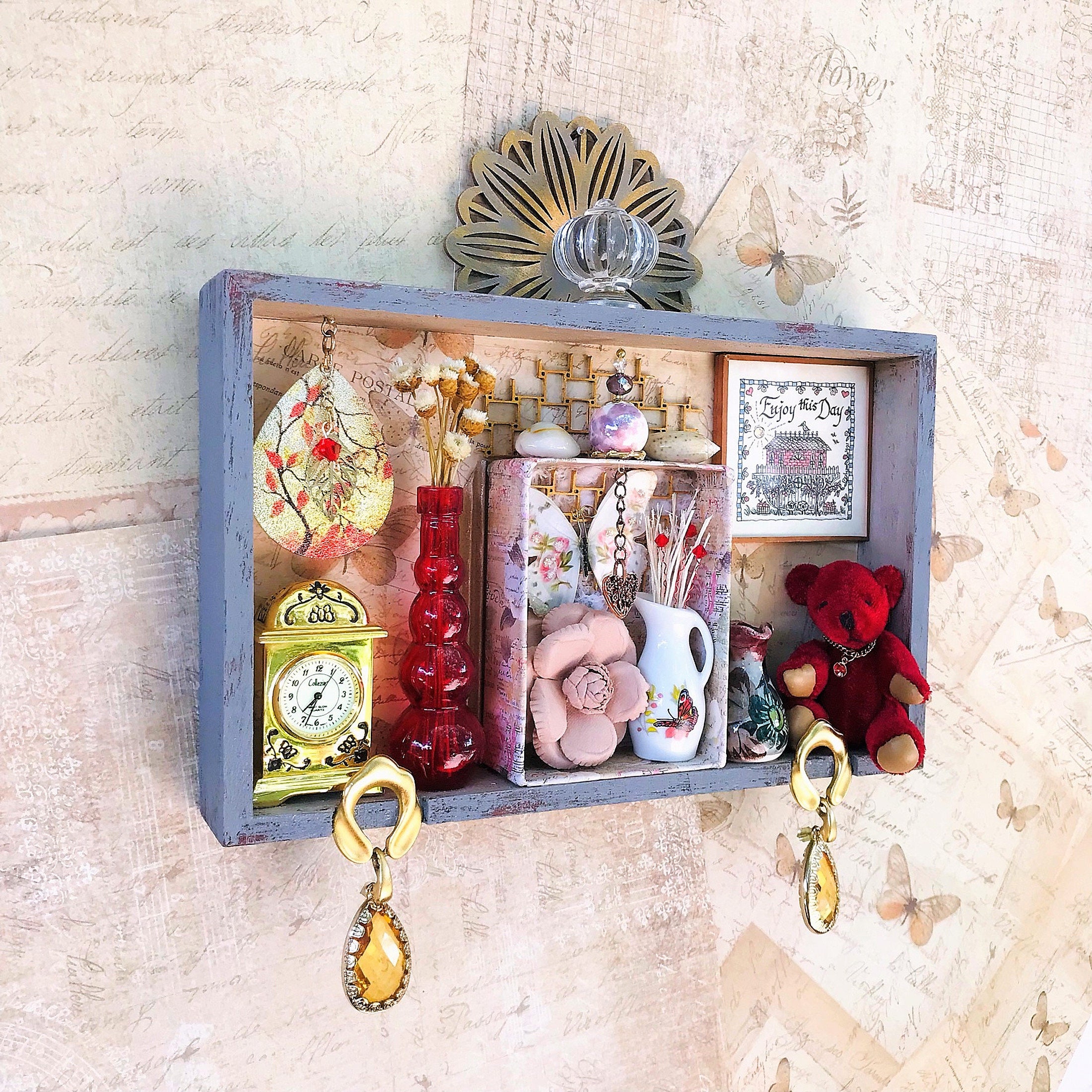 SHADOW BOX Art Assemblage Art Box Mixed Media Art Art Home - Etsy