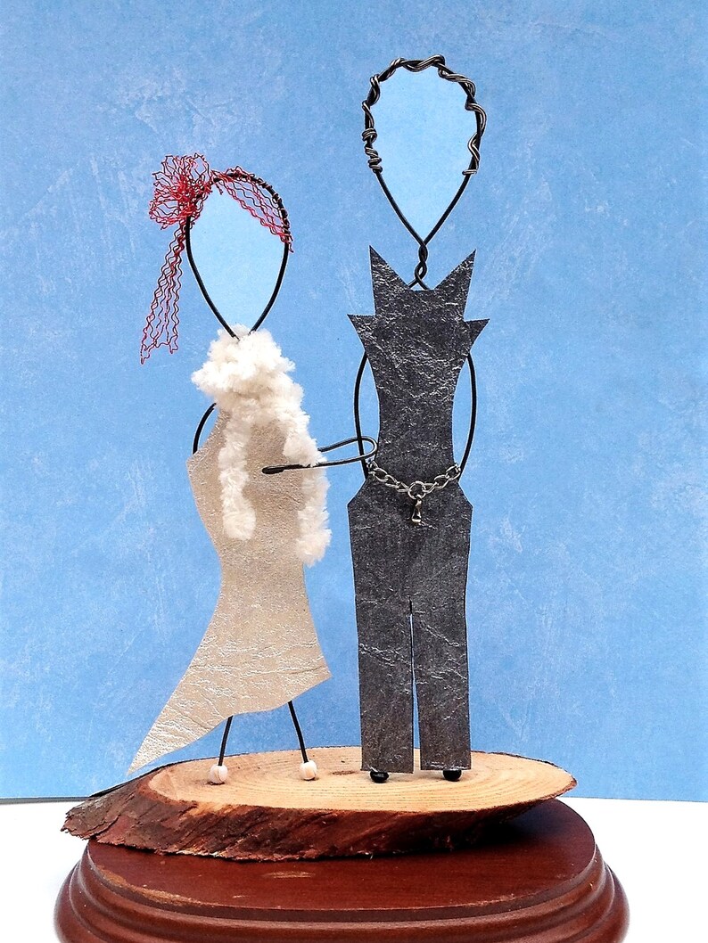 WIRE FIGURES Wire sculpture Fil de fer Wire people | Etsy