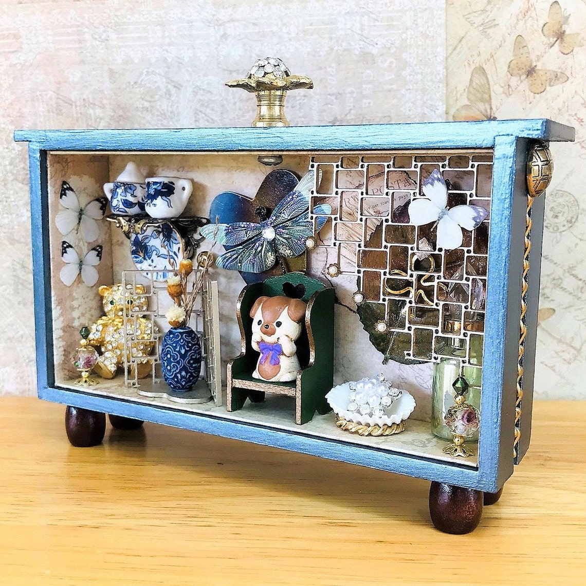 SHADOW BOX Art Assemblage Art Mixed Media Art Art Home - Etsy