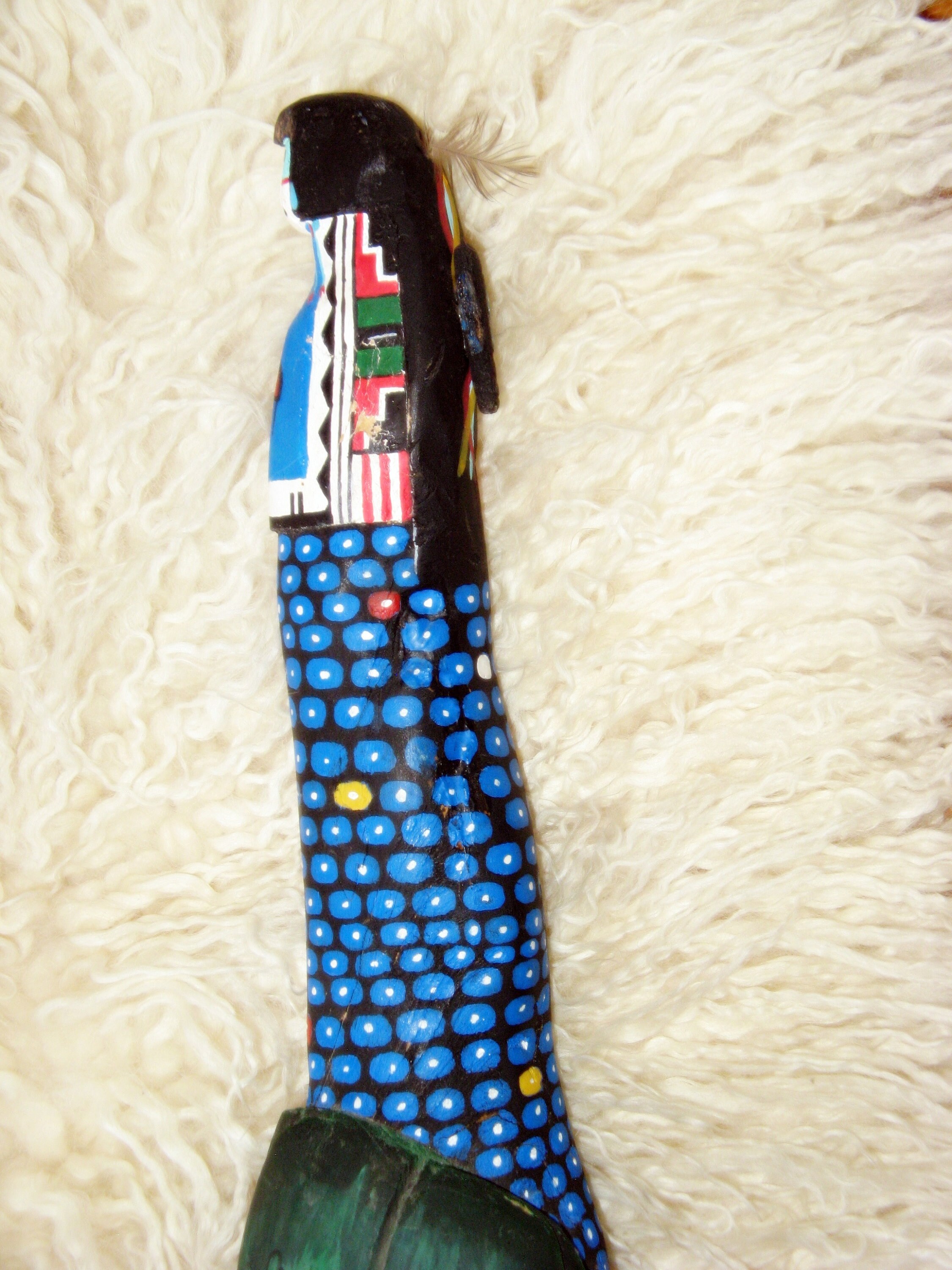 Hopi Corn Maiden 3D Wood Carving Authentic Native Art 14 - Etsy