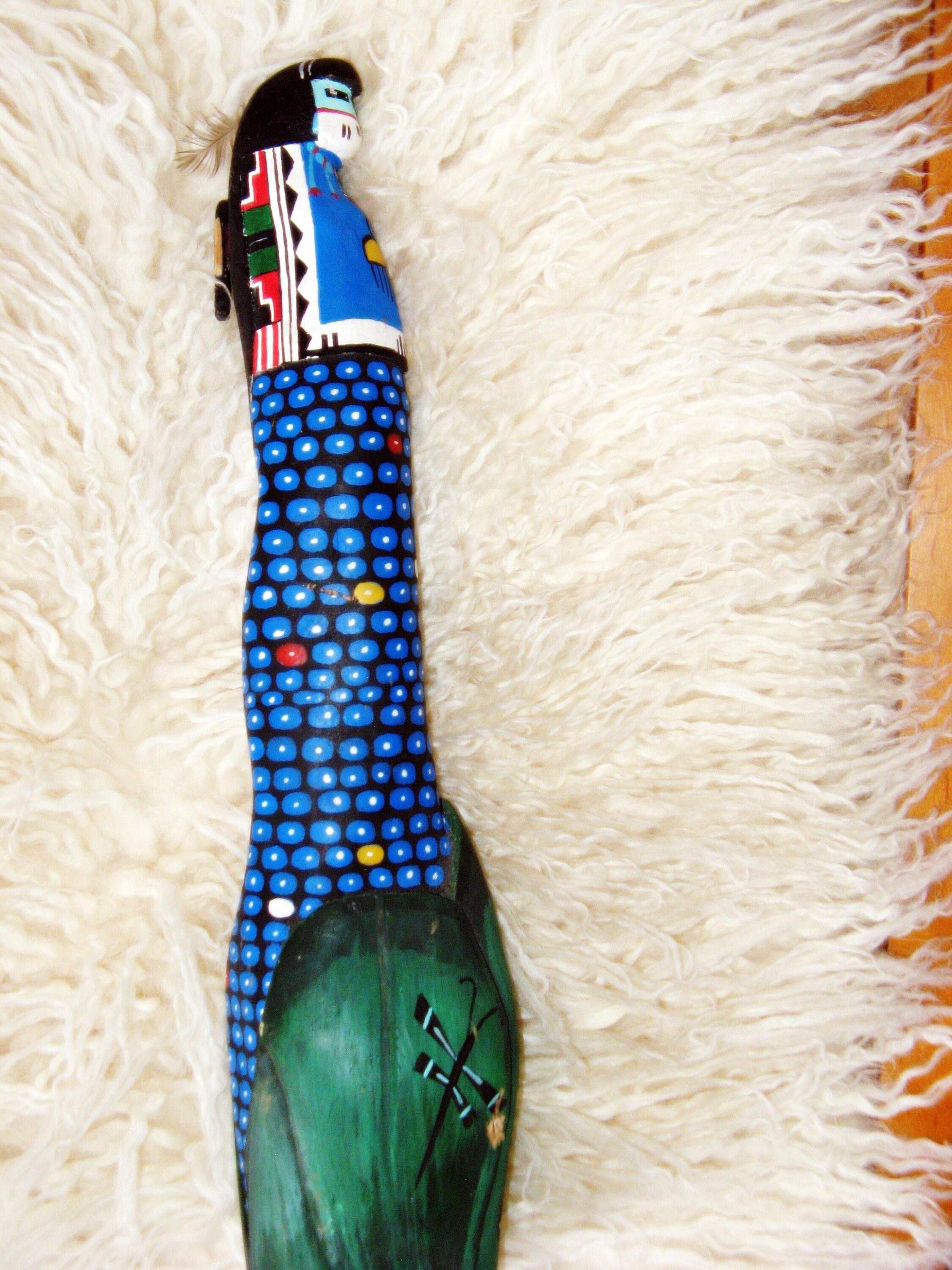 Hopi Corn Maiden 3D Wood Carving Authentic Native Art 14 - Etsy