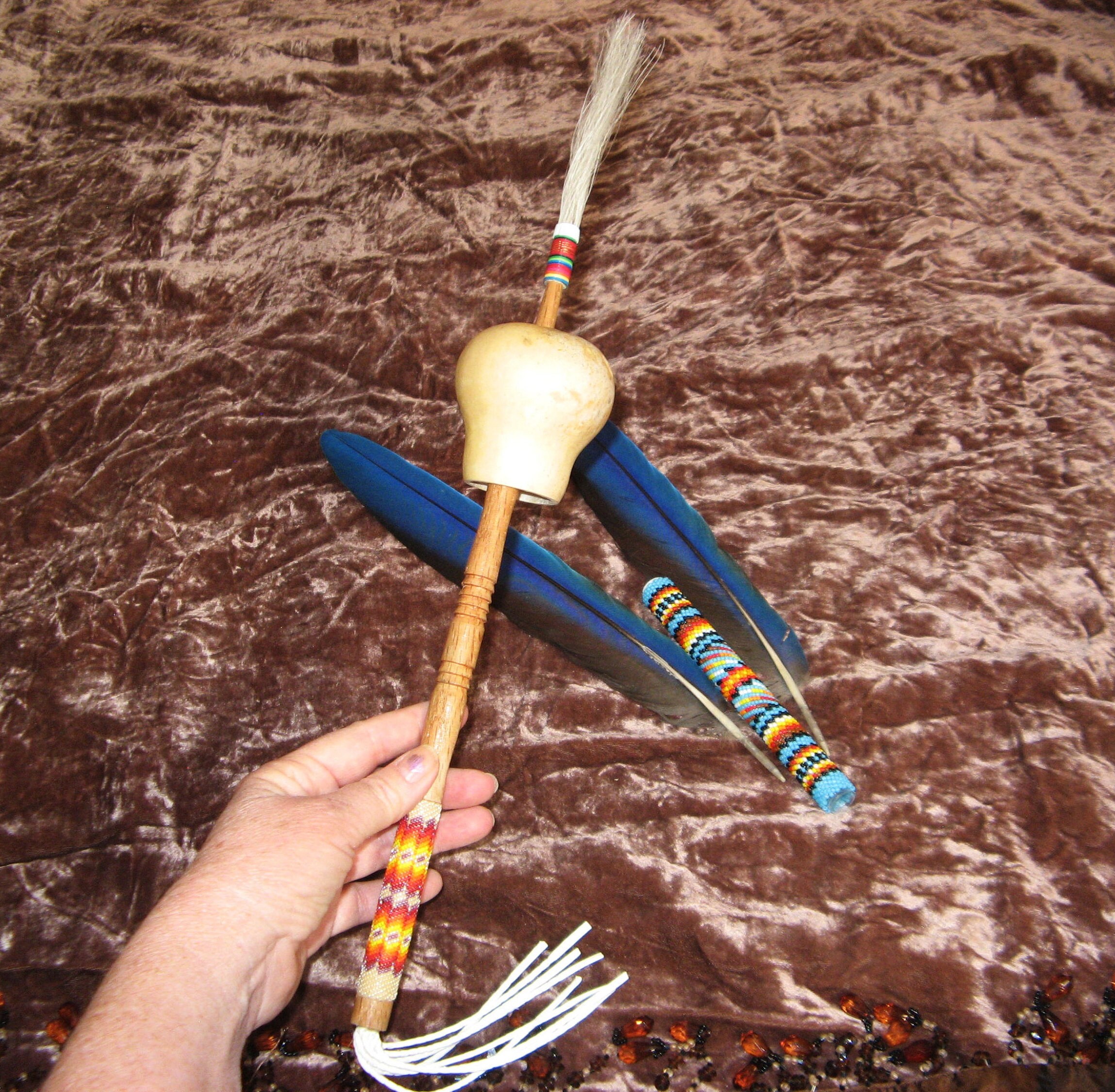 Native Rattle NAC Prayer Rattle Sacred Prayer Rattle Gourd | Etsy