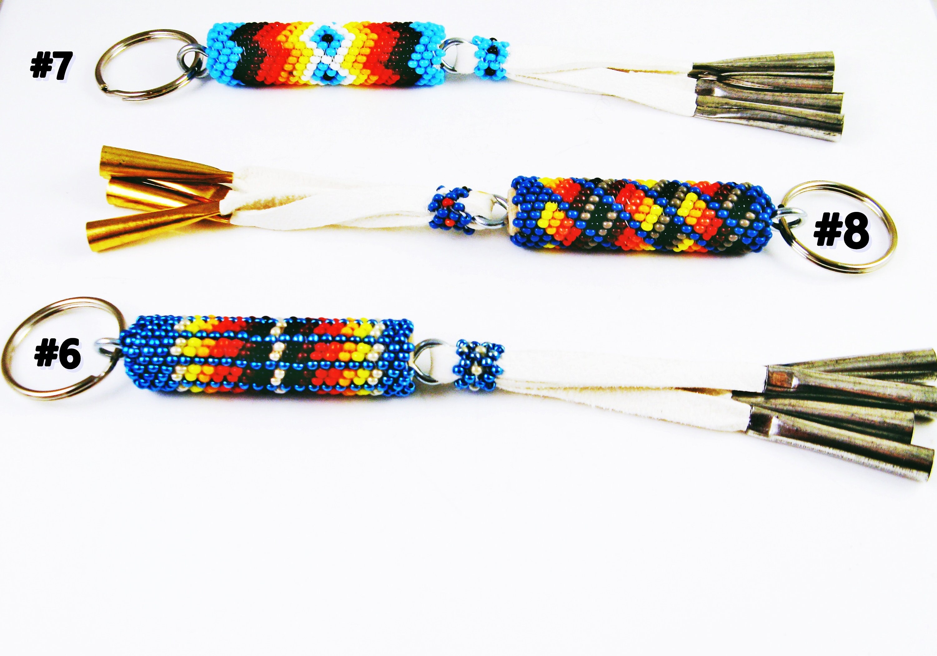 Beadwork Key Chains, Beadwork Key Ring, Southwest Beadwork, Southwest ...