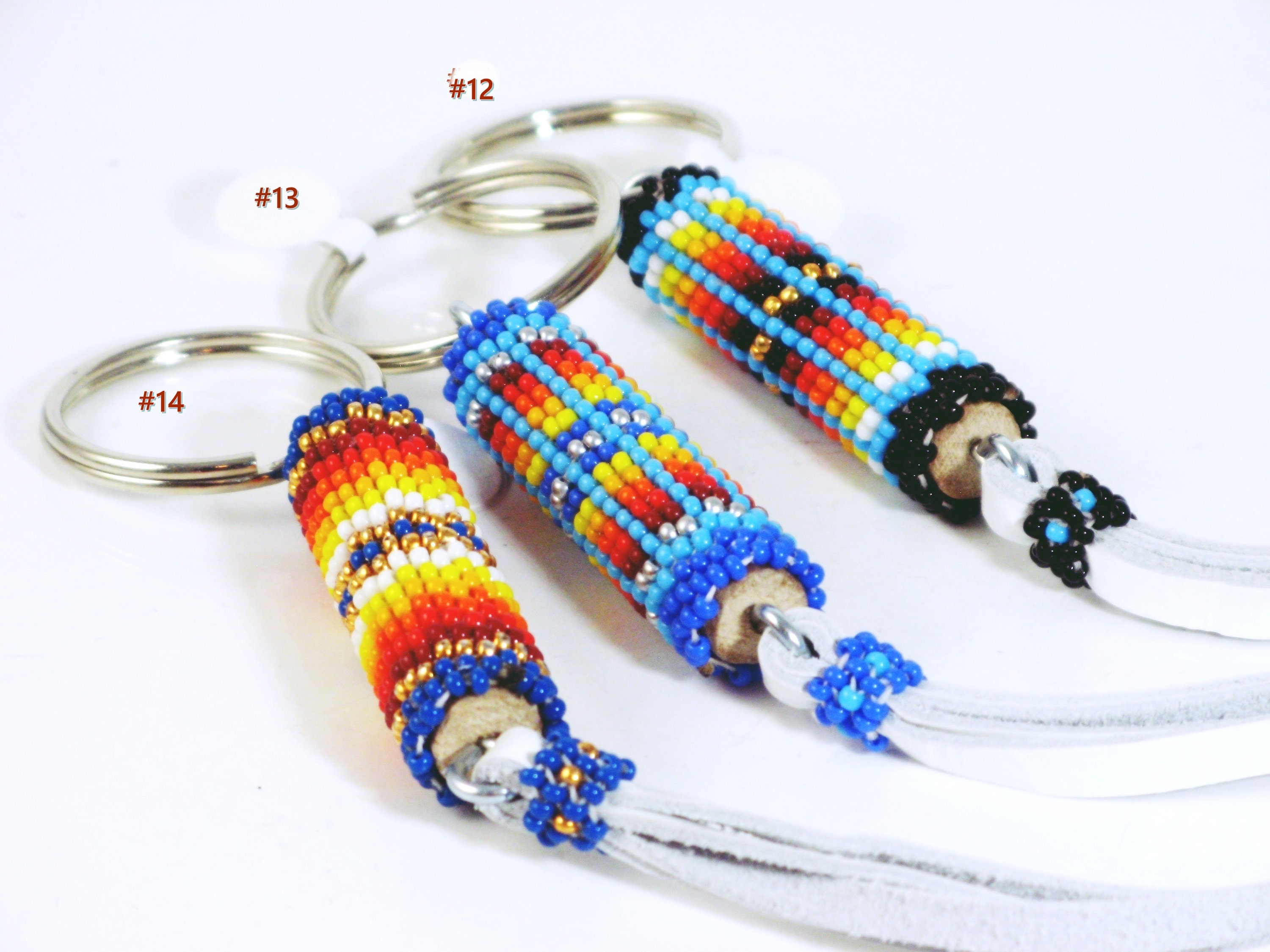 Beadwork Key Chains, Beadwork Key Ring, Southwest Beadwork, Southwest ...