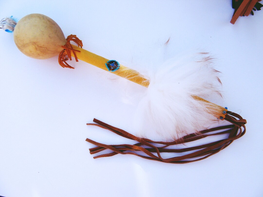 Medicine Rattle Gourd Rattle Prayer Tool Ceremony Circle - Etsy