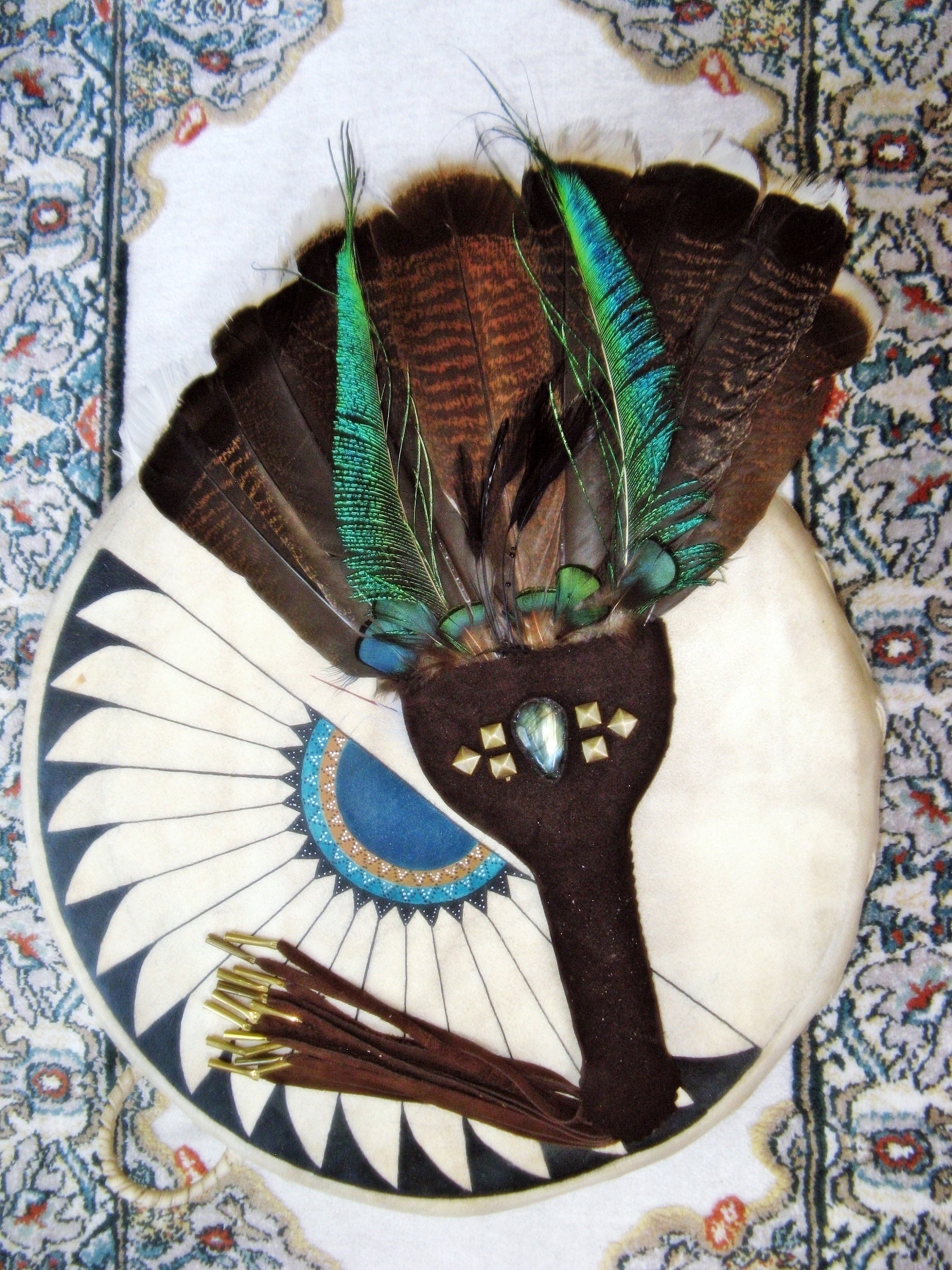 Prayer Feather Fan Healing Prayer Tool Natural Feathers - Etsy