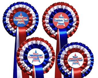 CUSTOM Satin Award Ribbon Triple Tail - Etsy