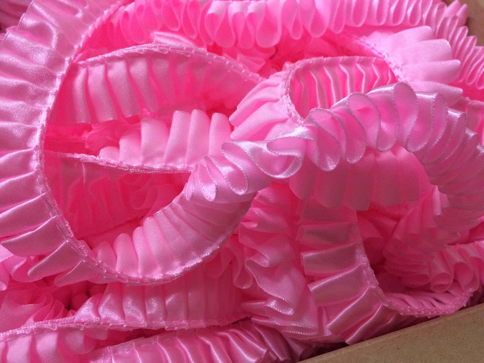 Pleated Ribbon 25mm Width Range of Colours. Quality Box - Etsy