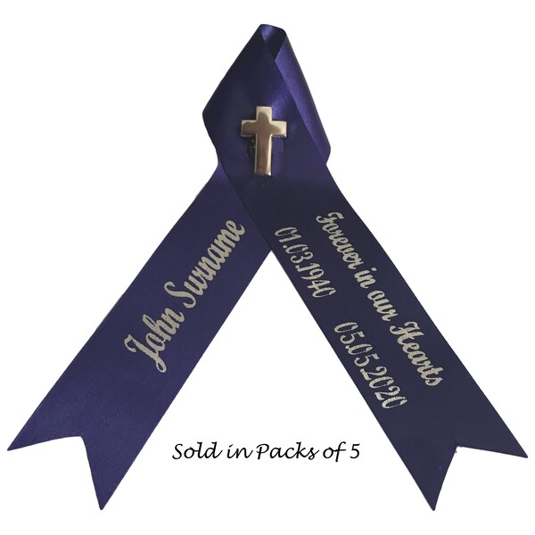 Funeral Photo Ribbon - Etsy