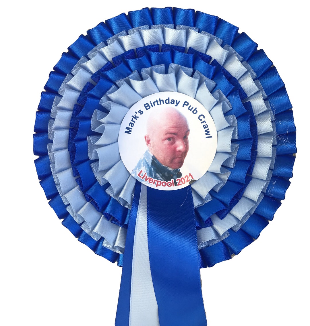 Custom Rosette -large 4-tier -for Birthdays, Hen Night, Stag Night or ...