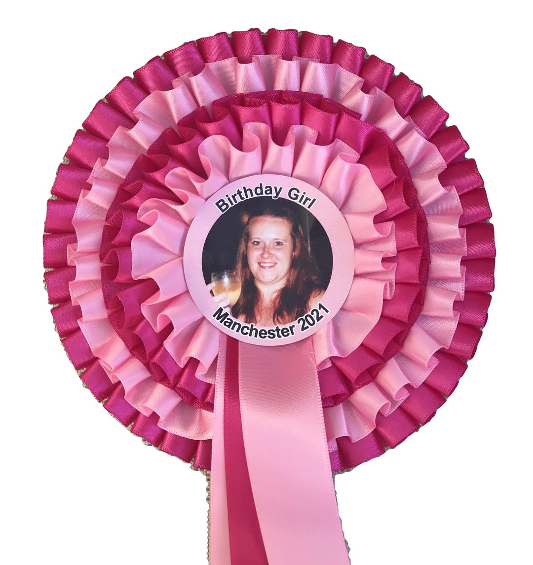 Large 4-tier Photo Rosette. Add Your Chosen Photo to the Centre of a ...