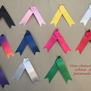 Personalised Funeral Ribbons With Photograph Packs of 5 Funeral Ribbons ...