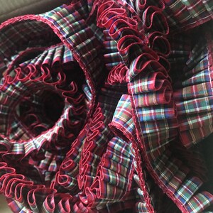 Pleated Rainbow Ribbon 25mm Wide. Quality Box Pleated Ribbon. Perfect ...