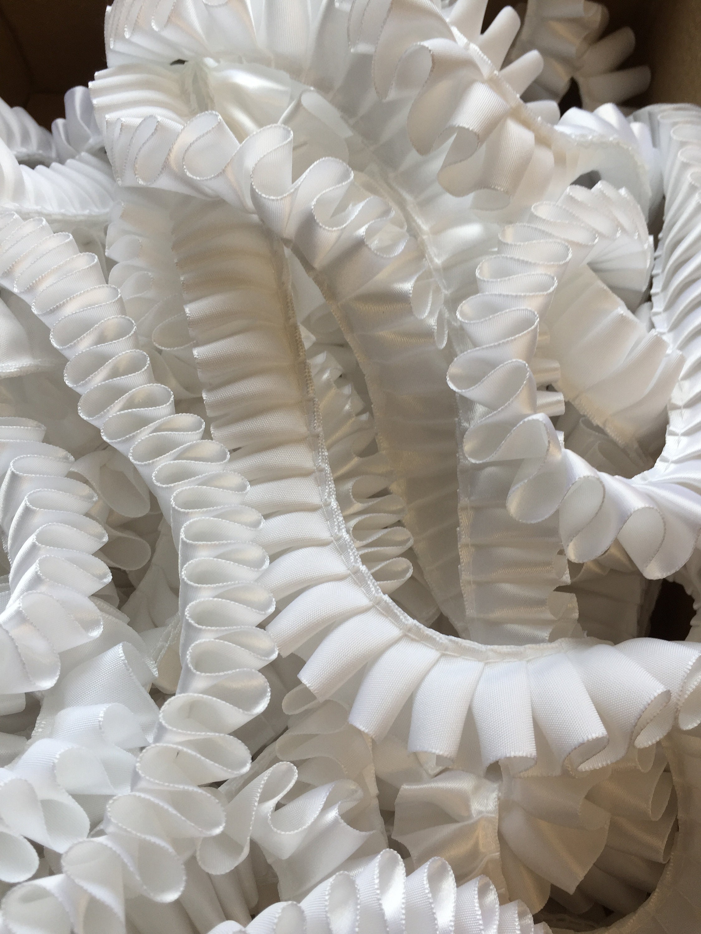 Pleated Ribbon 25mm Width Range of Colours. Quality Box - Etsy