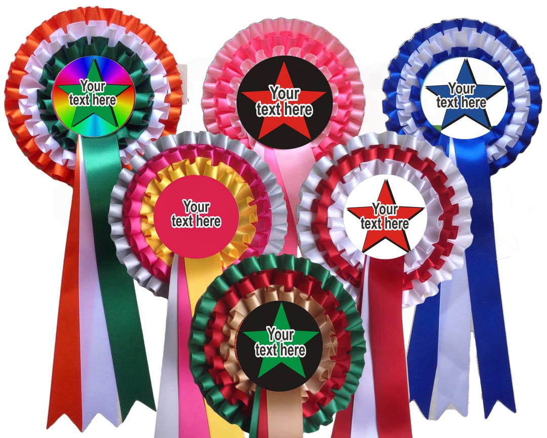 Customised Rosettes and Badges for All Occasions. Choose Your ...