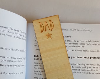 Laser cut bookmark | Etsy