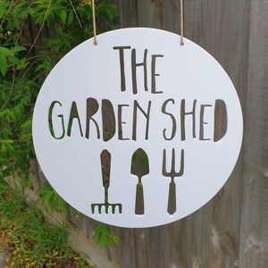 Garden Shed Sign - Etsy