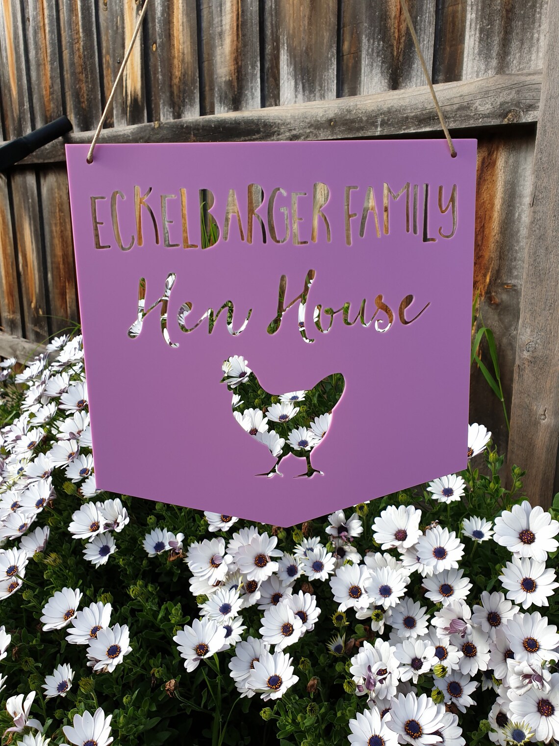 Personalised Hen House Sign-chicken Coop-chook-chook House-wall Hanging ...