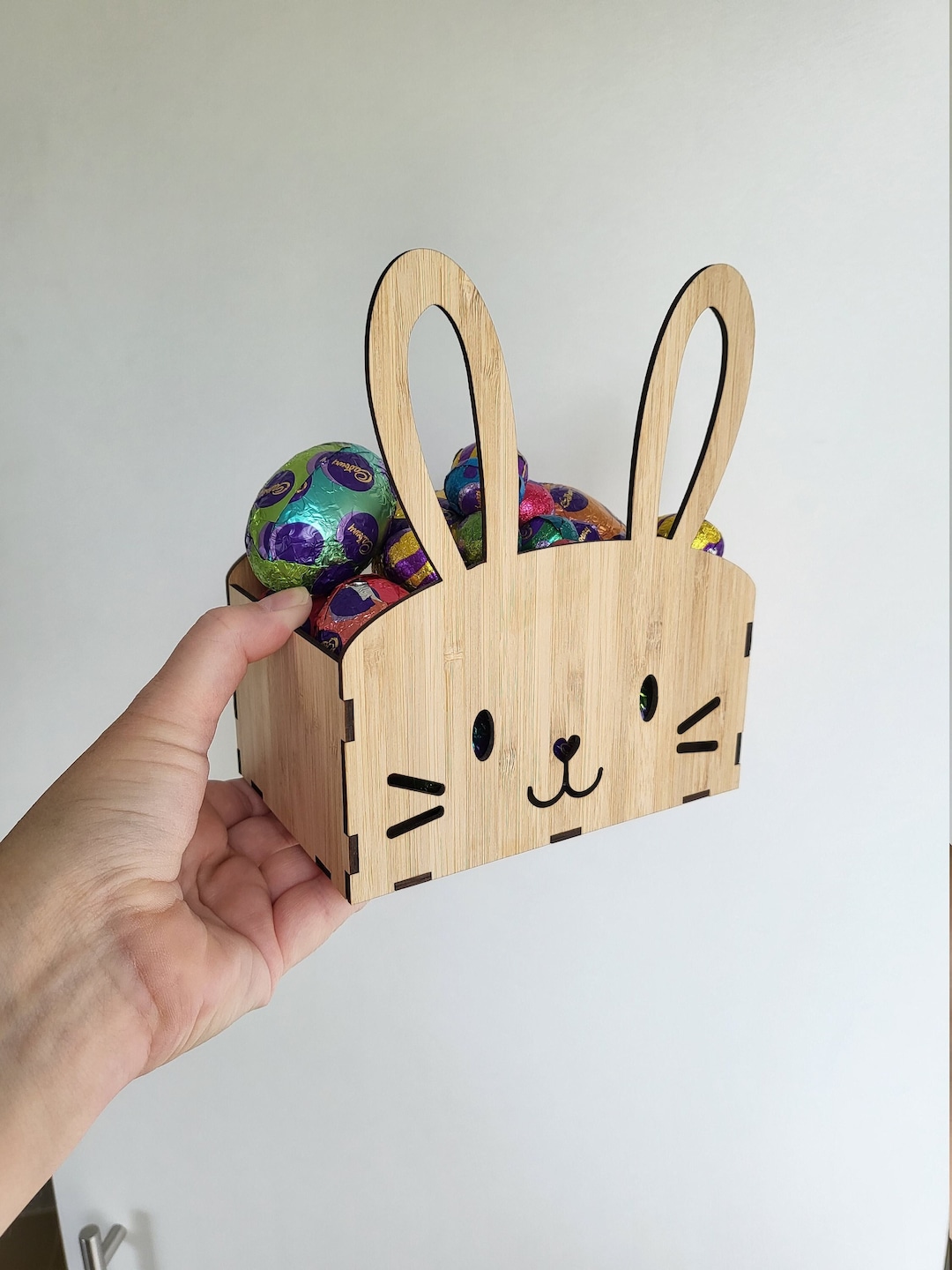 Easter Bunny Box Easter Bunny Basket Personalised Easter Bunny Box ...