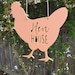 Chicken Hen House Sign-chicken Coop-chook-chook House-wall Hanging-wall ...