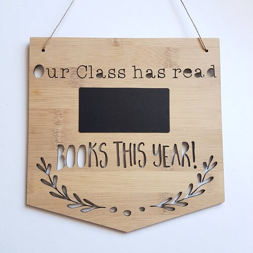 Our Class Has Read Books This Year Wooden Wall Hanging - Etsy