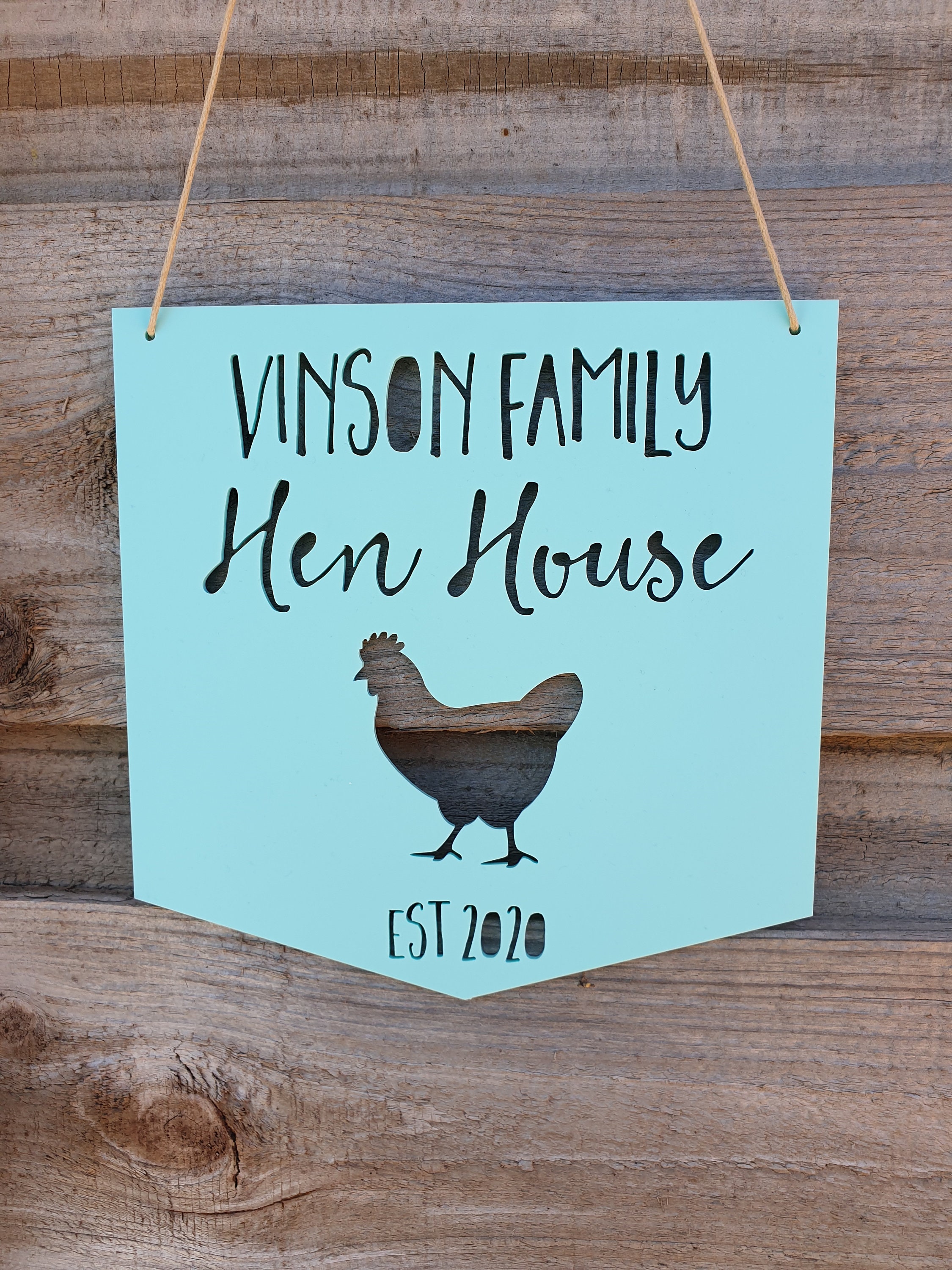 Personalised Hen House Sign-chicken Coop-chook-chook | Etsy