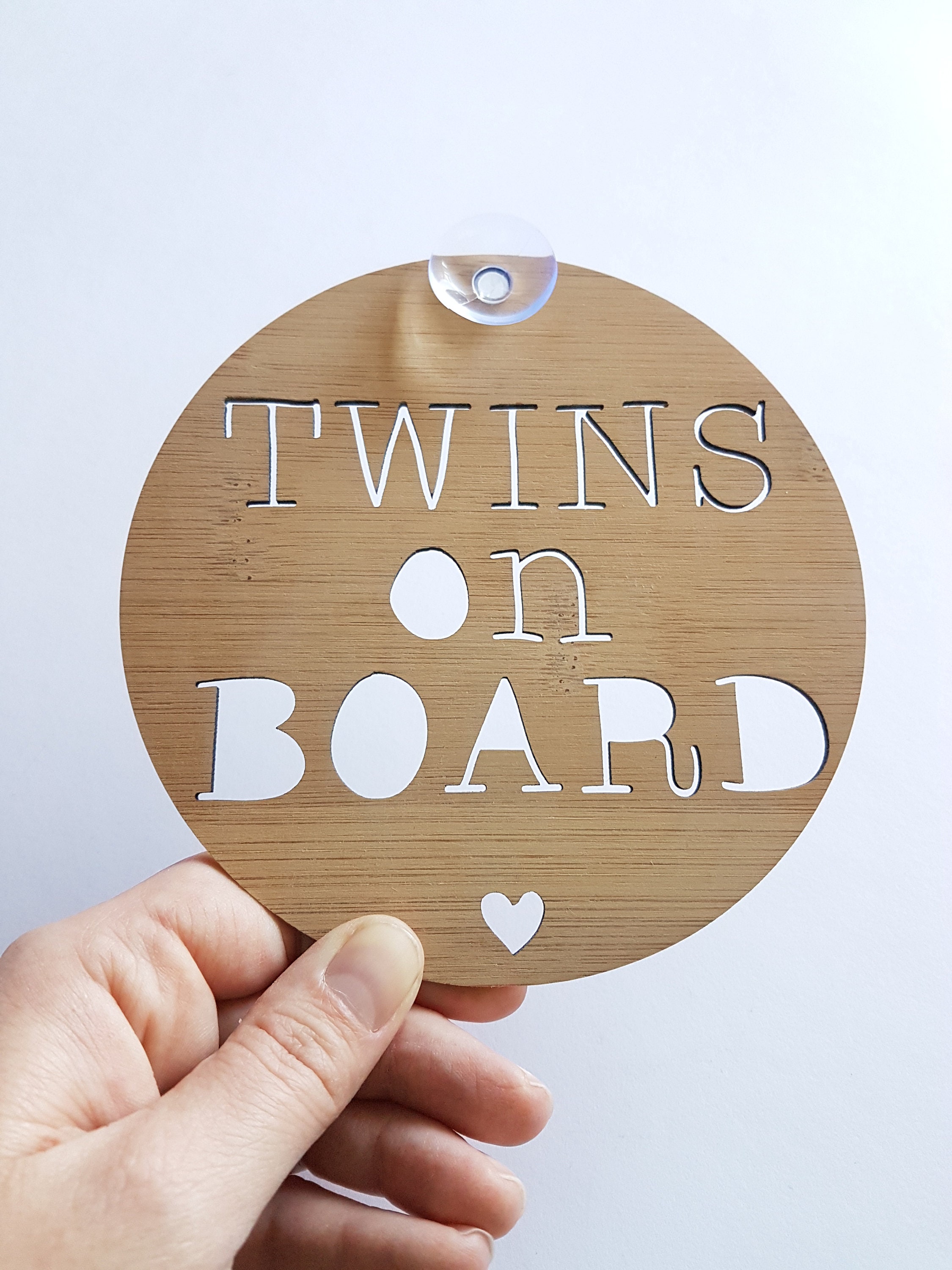 Twins On Board sign for Car-wooden sign-kids gift-baby | Etsy