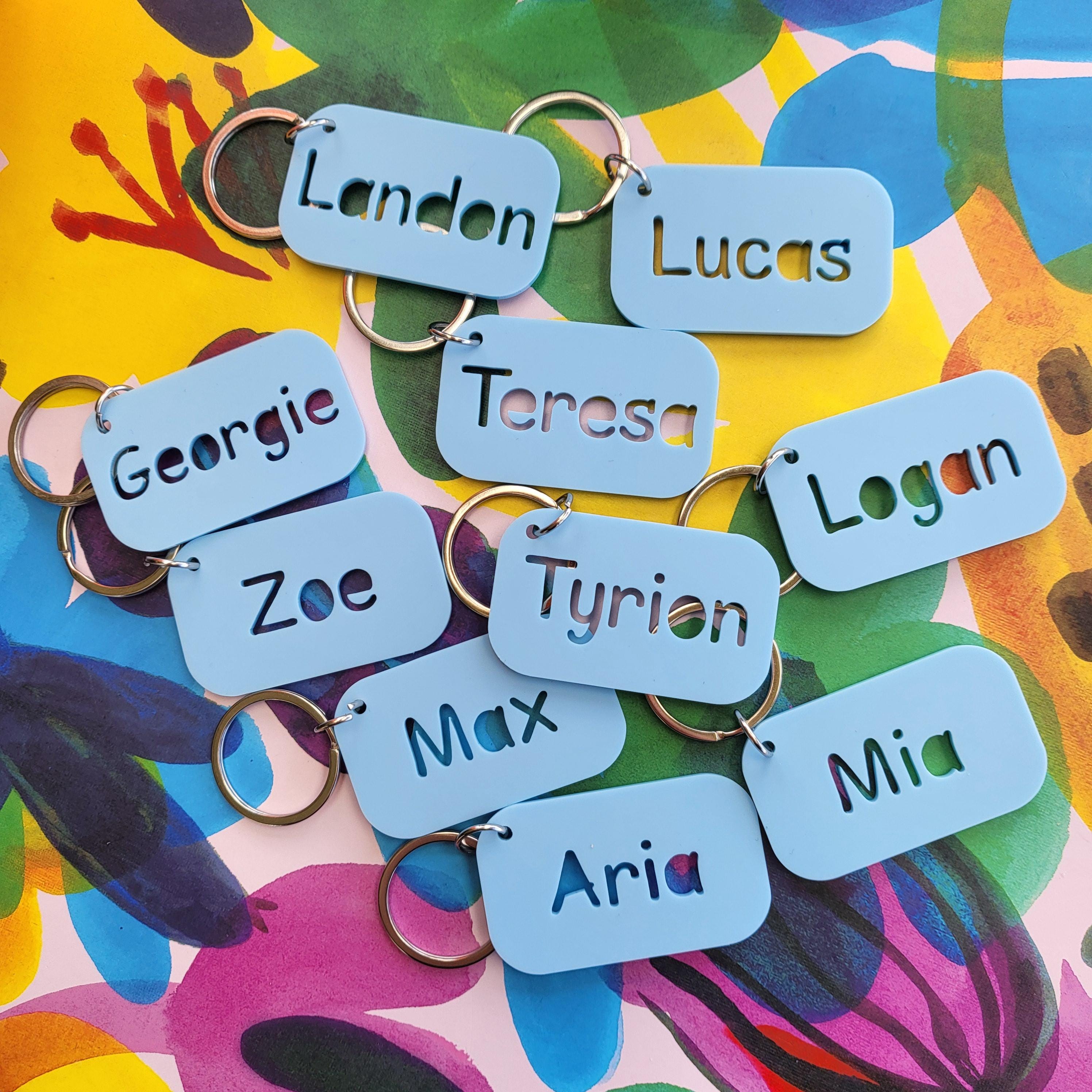 BULK Personalised Keyrings/bagtags-party Favors-party Favours-bulk ...