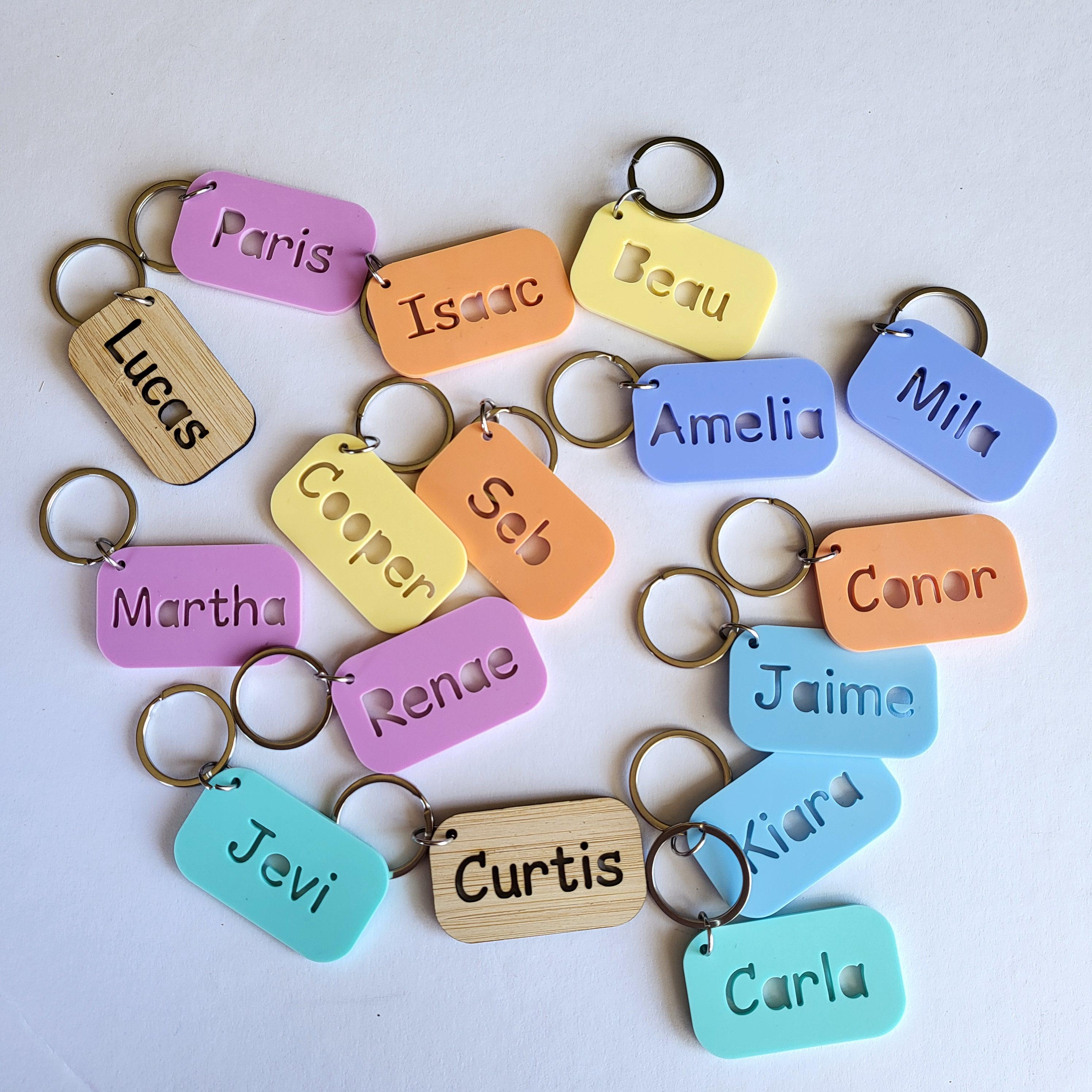 BULK Personalised Keyrings/bagtags-party Favors-party Favours-bulk ...