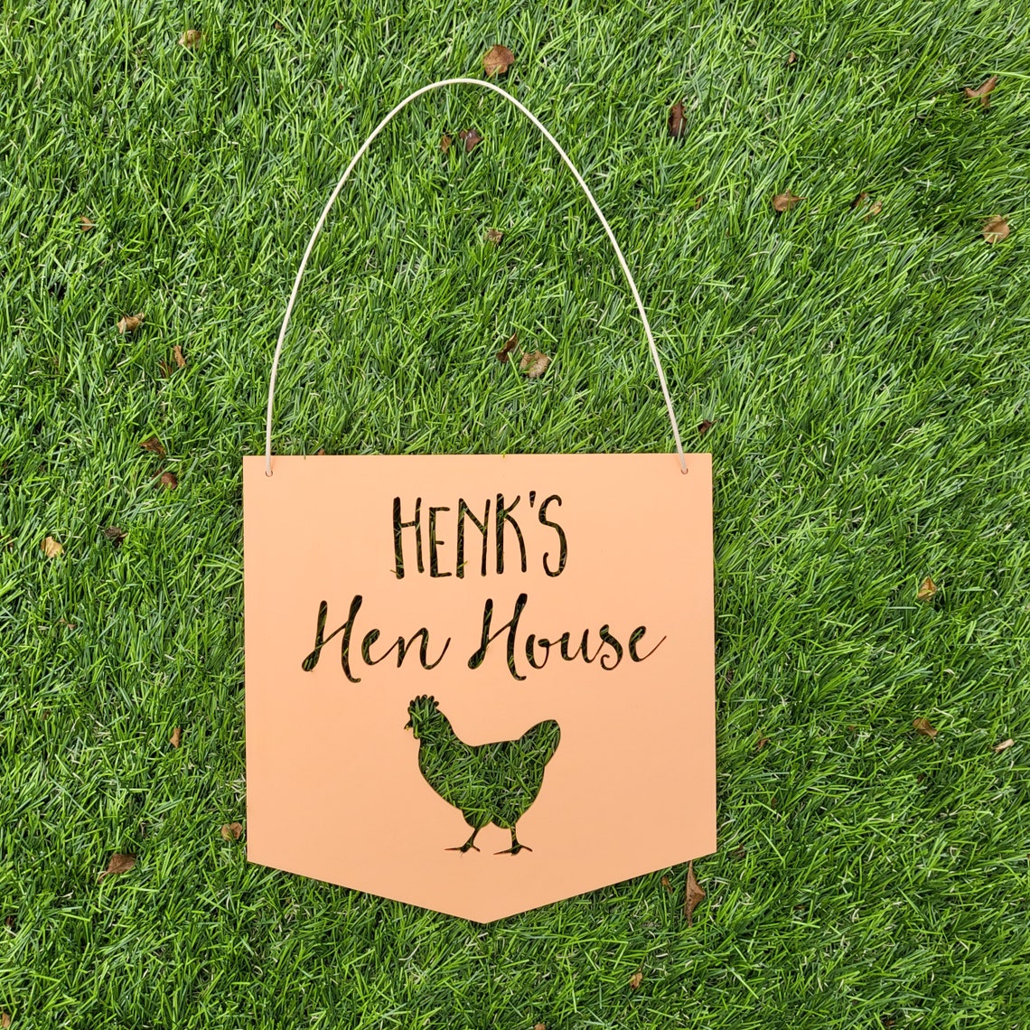 Personalised Hen House Sign-chicken Coop-chook-chook House-wall Hanging ...