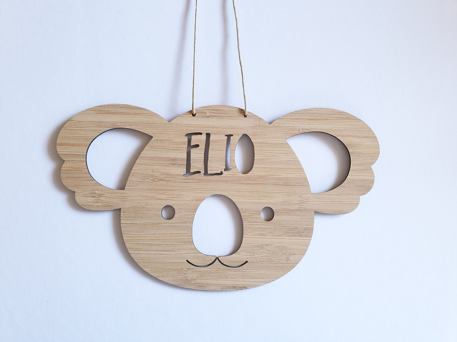 KOALA Personalised Wooden Wall-door Hanging-plaque-wall Hanging-kids ...
