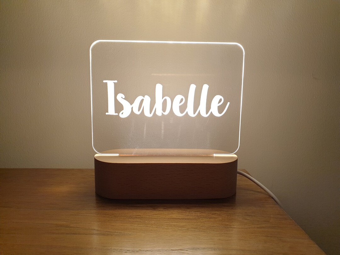 Personalised Night Light-Custom Name Night Light-Child's Night Light ...