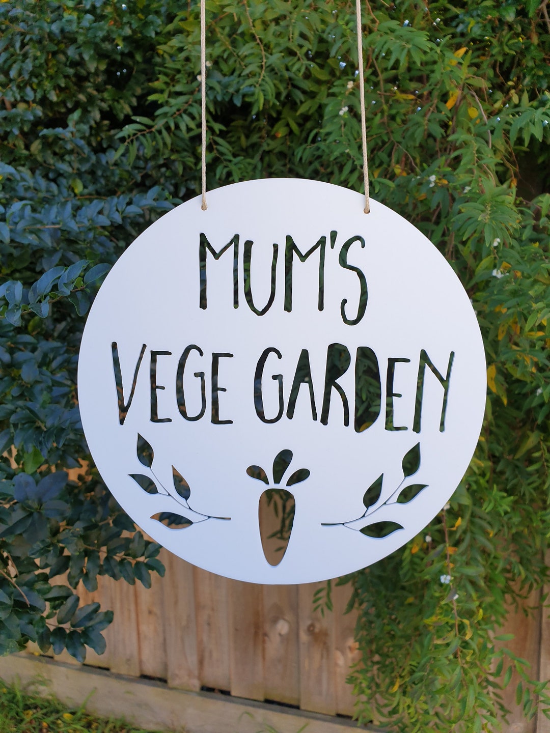 Vegetable Garden Sign Carrot Design Vege Garden Sign-apple-vege Patch ...