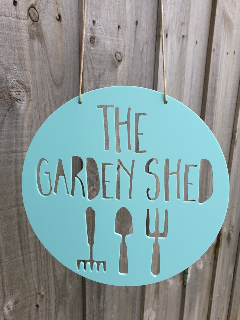 Garden Shed Sign - Etsy