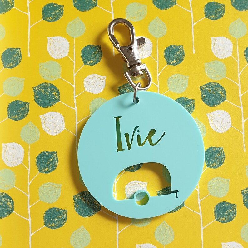 Personalised Caravan Keyring-bag Tag-personalized-van-camping | Etsy ...