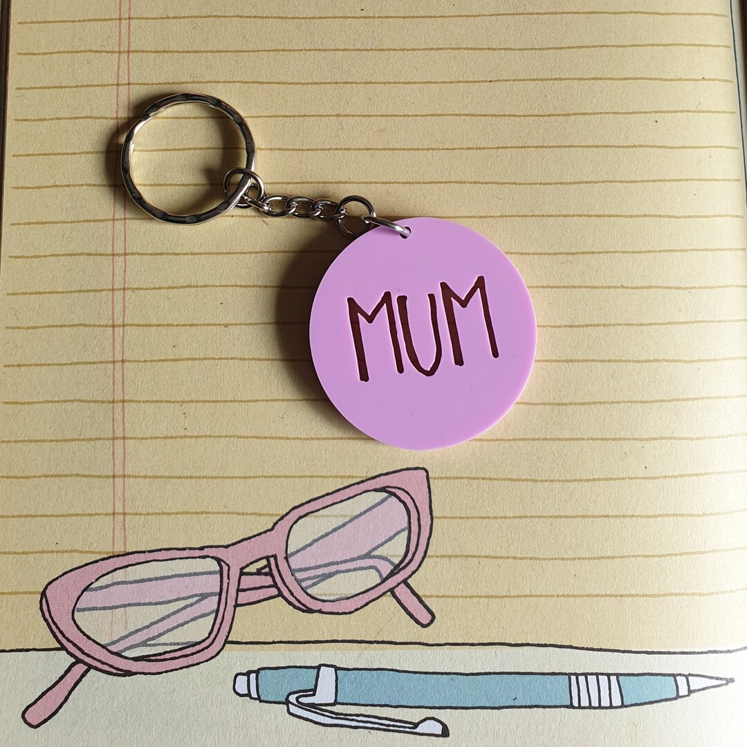 Mum, Gran, Nan, Oma, Nanny, Nan, Nanna Mini Wood Keyring - Etsy