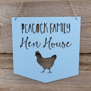 Personalised Hen House Sign-chicken Coop-chook-chook House-wall Hanging ...