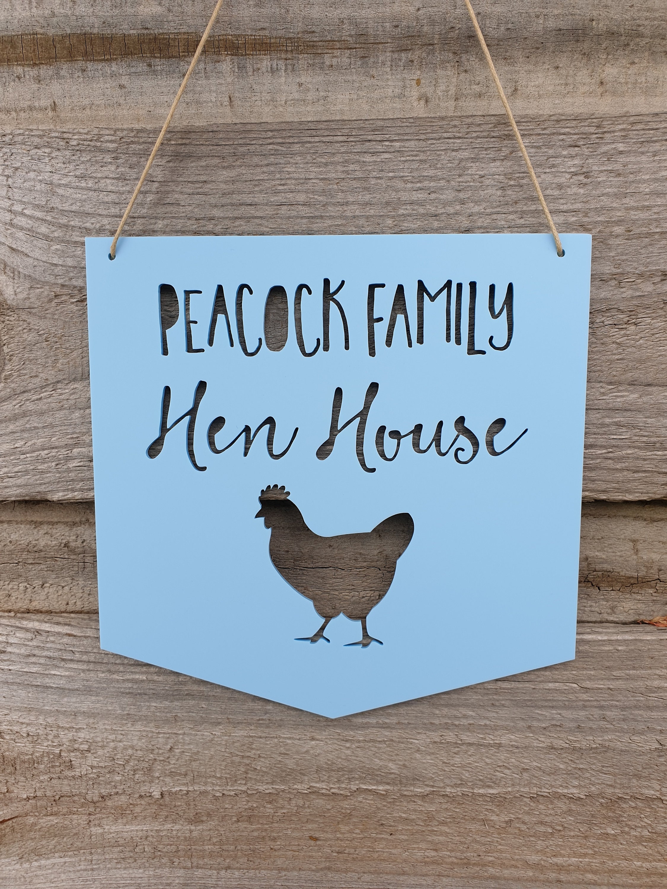 Personalised Hen House Sign-chicken Coop-chook-chook | Etsy