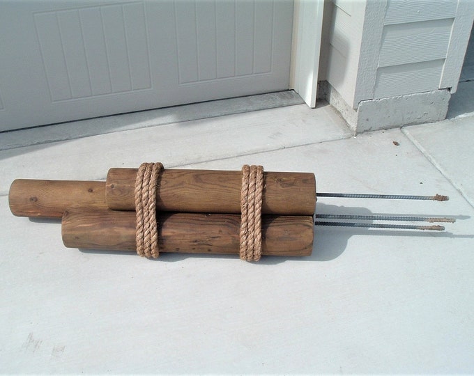 Nautical Piling MAILBOX POST W/in-ground Mounting Kit - Etsy