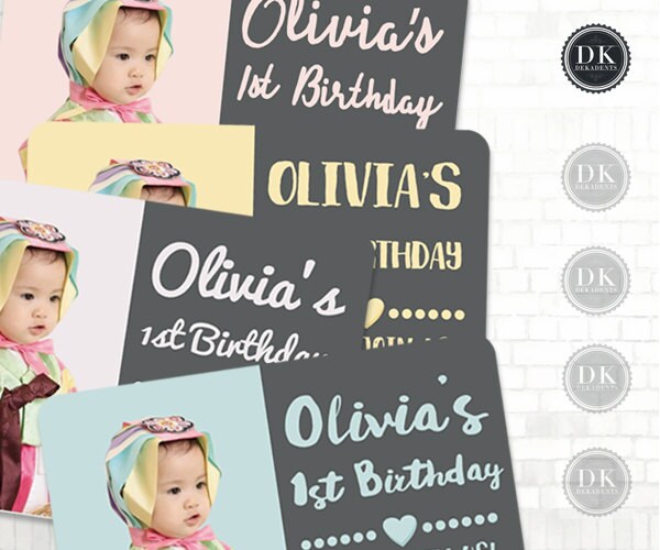 The CLAIRE Party Invitations: Korean First Birthday DOL | Etsy